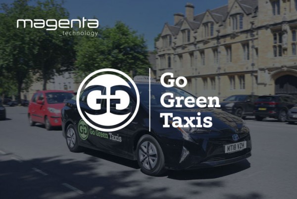 Go green taxi - Magenta